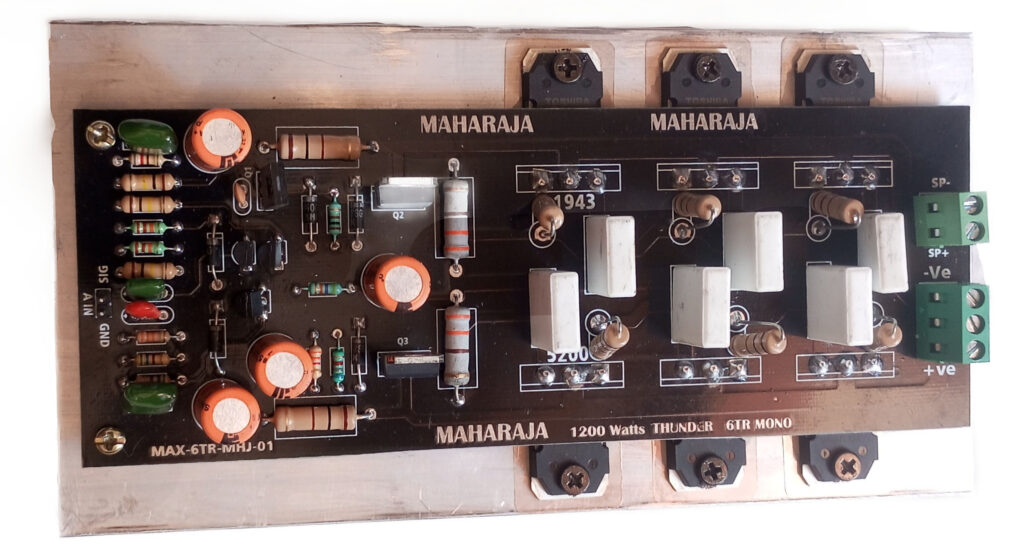 MAHARAJA THUNDER 6TR MONO 1200 WATTS AMPLIFIER BOARD – Universal ...