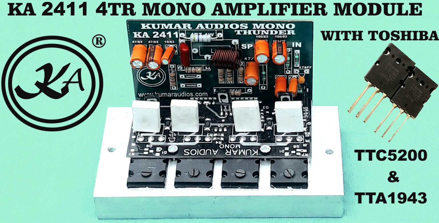 Kumar Audios KA 2411/2421 Mono Amplifier Board – Universal Digital Audios