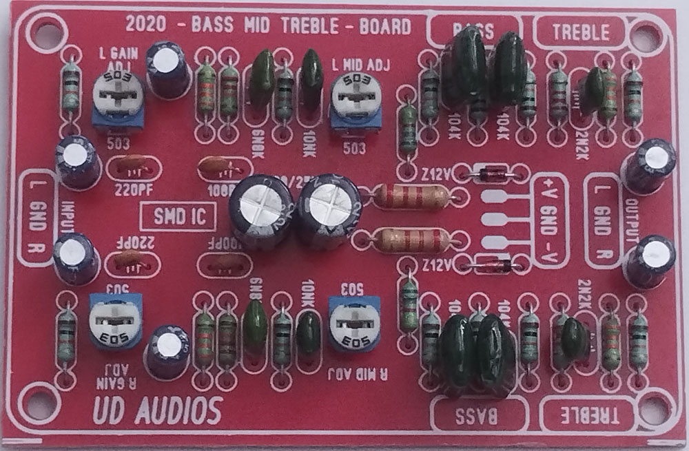 UD BASS-TREBLE-MID BOARD – Universal Digital Audios