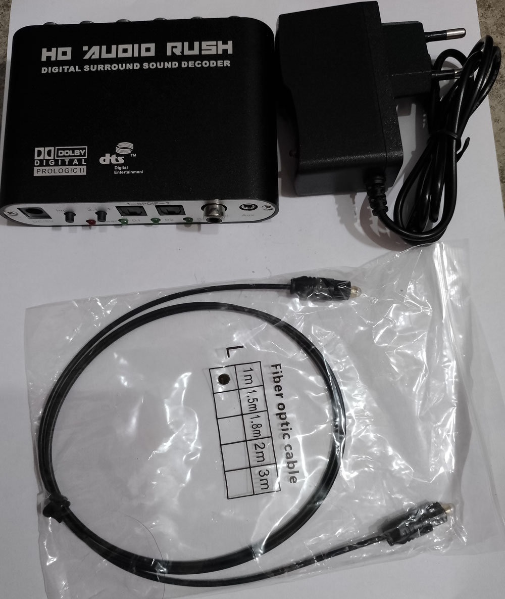 Audio Rush 5.1 Optical Coaxial Box Original Sunplus IC – Universal ...